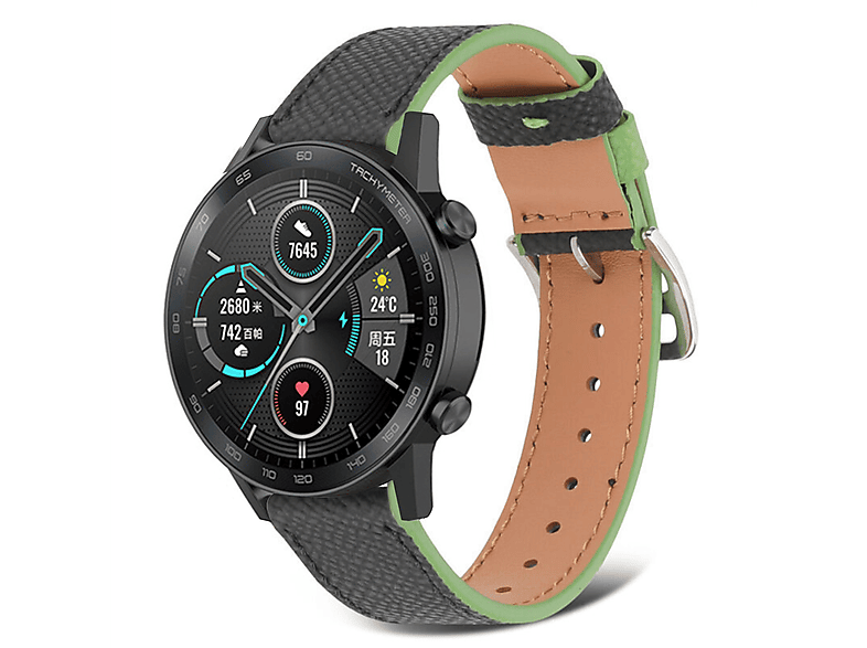 STRAP-IT© Magic Watch 2, Ersatzarmband, Honor, Magic Watch 2, Grün | SATURN