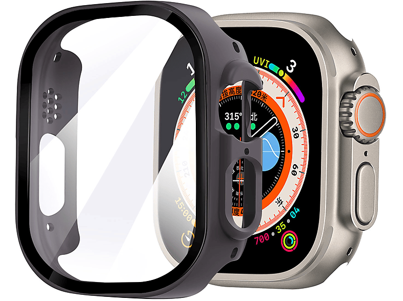 STRAP-IT© hard case geschikt voor Apple Watch Ultra AW Ultra case incl ...