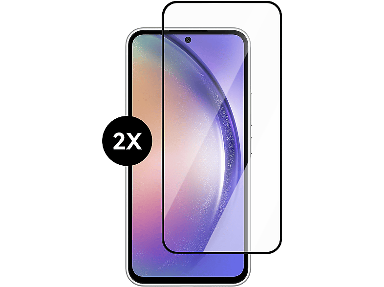 MOBSTORE Schutzfolie Panzerglas | 2 Stück Schutzglas (für Samsung Galaxy A55, Galaxy A35 5G ...