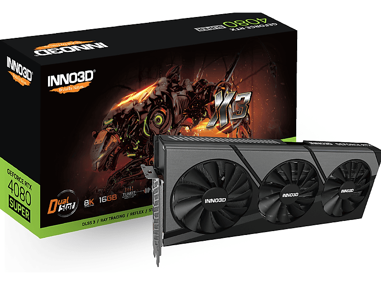 INNO3D INNO3D GEFORCE RTX 4080 SUPER X3 | Videokaart (NVIDIA ...