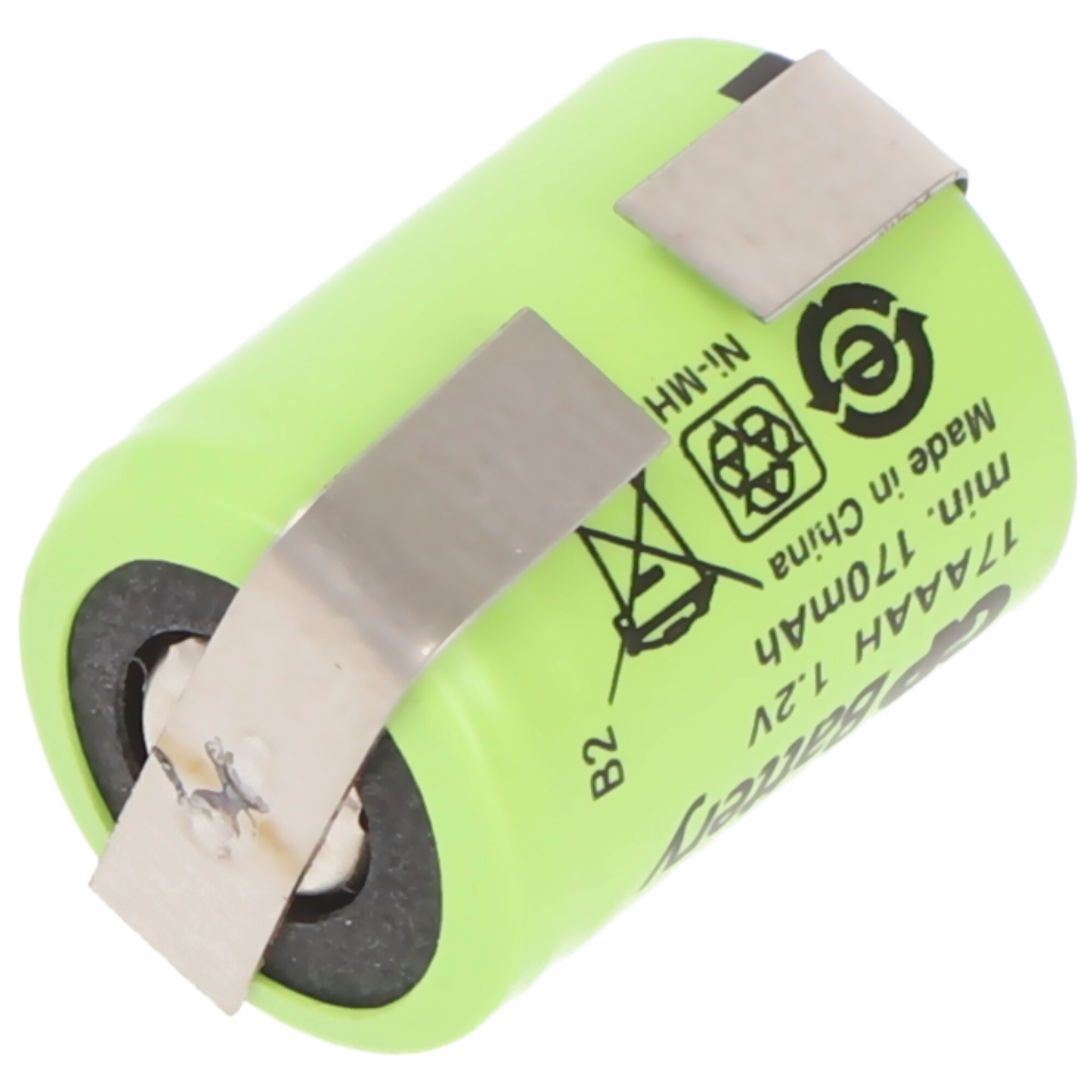 GP BATTERIES KAN 1/3AAA Micro 1,2 Volt 150mAh 15,00x10,00mm NiM NiMH ...