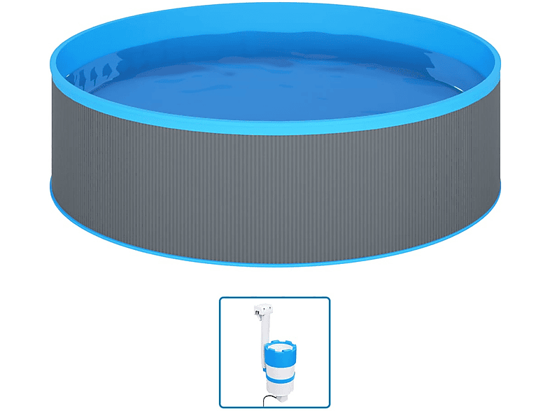 VIDAXL 3070801 Pool, Weiß | MediaMarkt