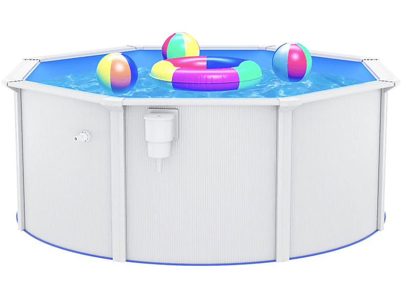 VIDAXL 93260 Pool, Weiß | MediaMarkt