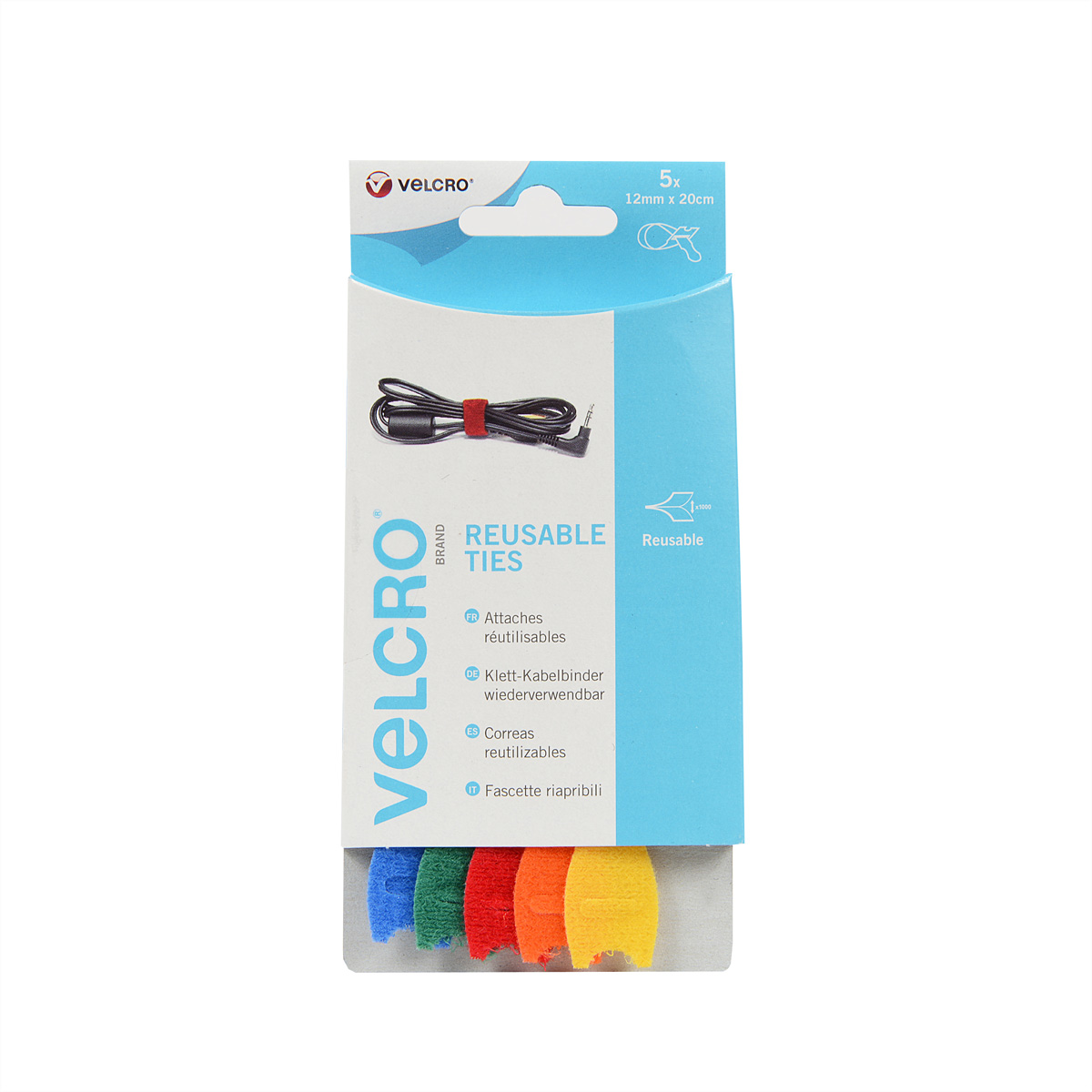 VELCRO ONE-WRAP® Wiederverwendbare Klettstreifen Klettband ...