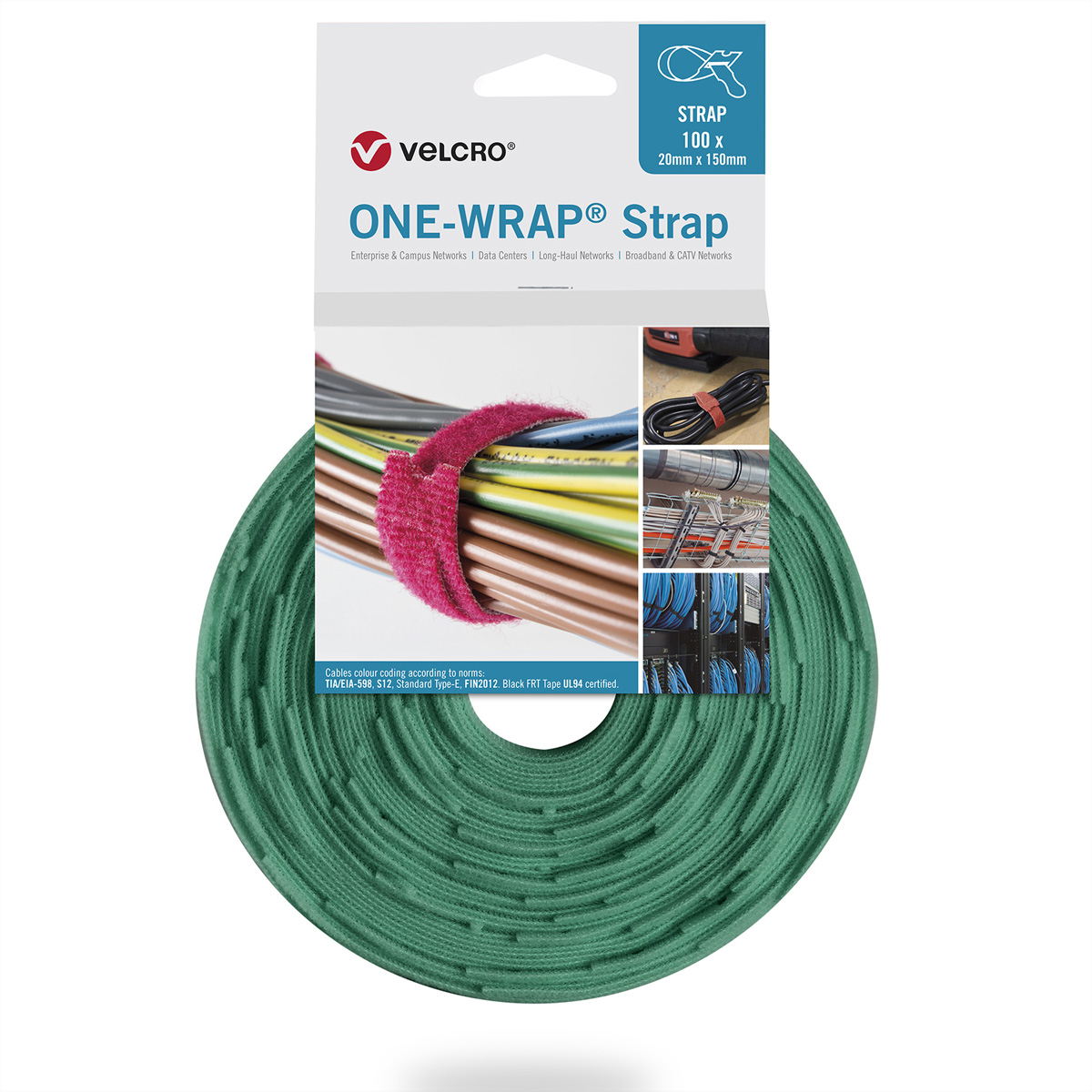 VELCRO One Wrap® band 20 mm x 330 mm, 100 stuks Klettband | MediaMarkt