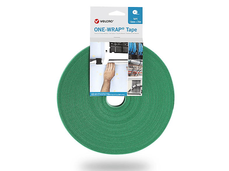 VELCRO One Wrap® Band 50 mm breit Klettband, grün | MediaMarkt