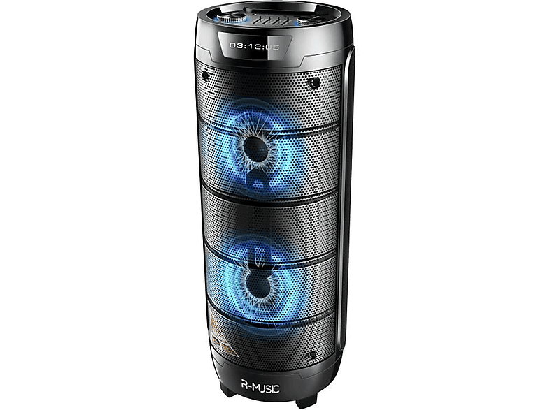 R-MUSIC 360 Tuner Partybox Schwarz | MediaMarkt