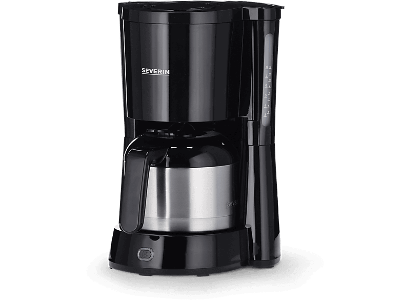 SEVERIN KA 4835 Koffiezetapparaat geborsteldzilverzwart | MediaMarkt