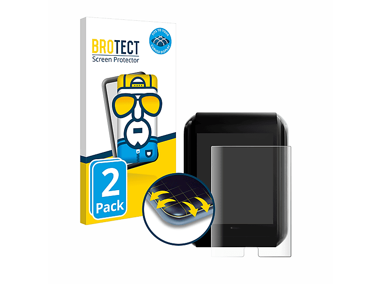 BROTECT 2x Flexible Full-Screen Curved Schutzfolie(für Ryder One ...