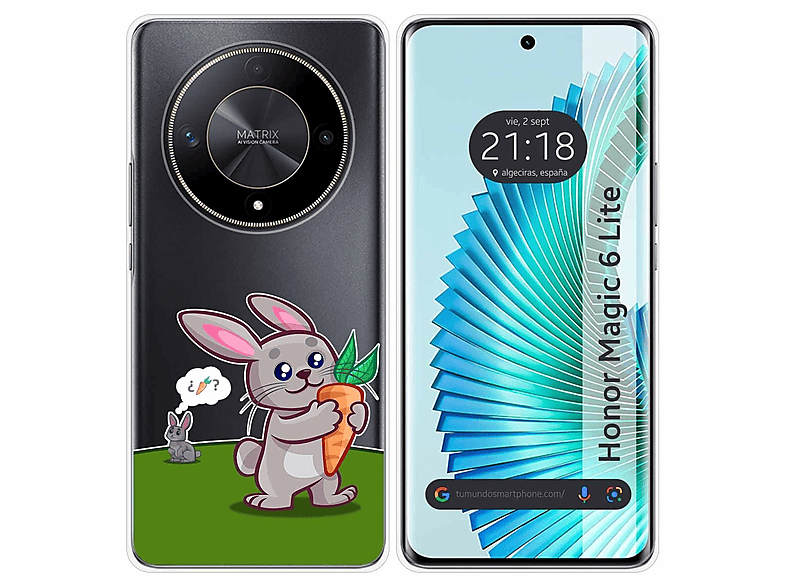 Funda móvil | TUMUNDOSMARTPHONE Huawei Honor Magic 6 Lite 5G ...