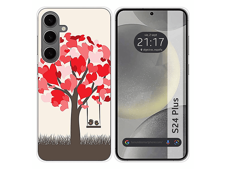 Funda móvil - TUMUNDOSMARTPHONE Samsung Galaxy S24+ Plus 5G, Compatible ...