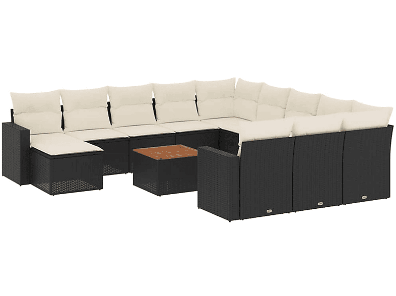 VIDAXL 3224425 Gartensofa, Schwarz | SATURN
