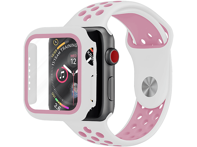 STRAP-IT© TPU case geschikt voor Apple Watch Maat: 44mm Smartwatch ...