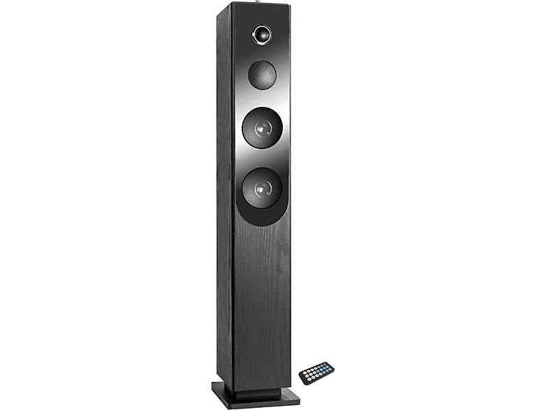 INOVALLEY HP33-CD-B Klangturm, Schwarz | MediaMarkt