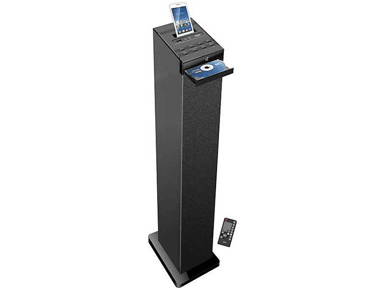 INOVALLEY CHAINE HI-FI Klangturm, Schwarz | MediaMarkt