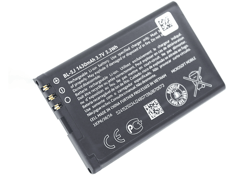 NOKIA Original Akku für Nokia 5800 Navigation Edition Li-Ion Akku, Li ...