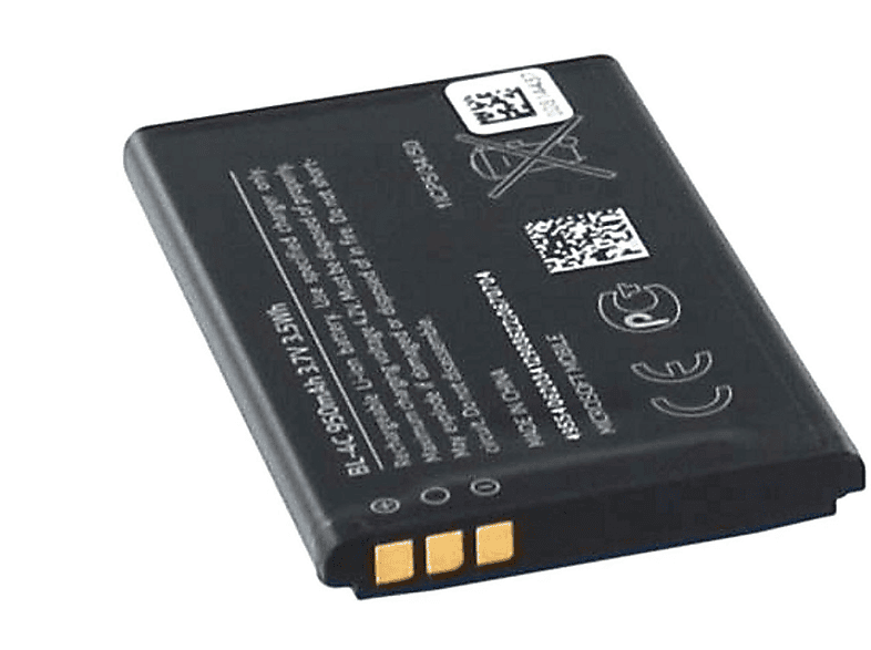 NOKIA Original Akku für Nokia RM-217 Li-Ion Akku, Li-Ion, 3.7 Volt, 860 ...