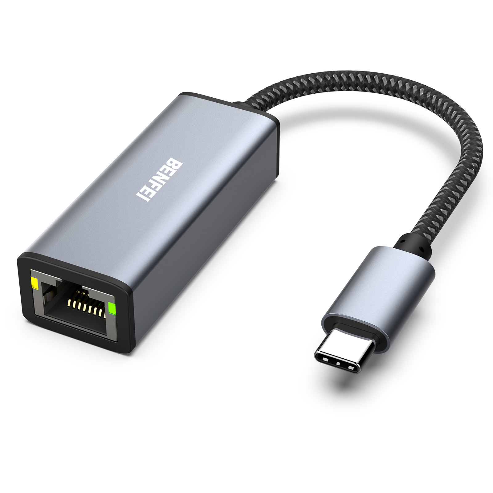 BENFEI USB C auf Ethernet Adapter, BENFEI Thunderbolt 3 auf RJ45 LAN ...