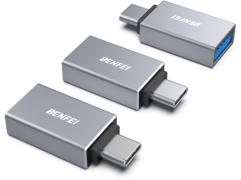 BENFEI USB C auf USB 3.0 Adapter Kabel Adapter, Grau | MediaMarkt