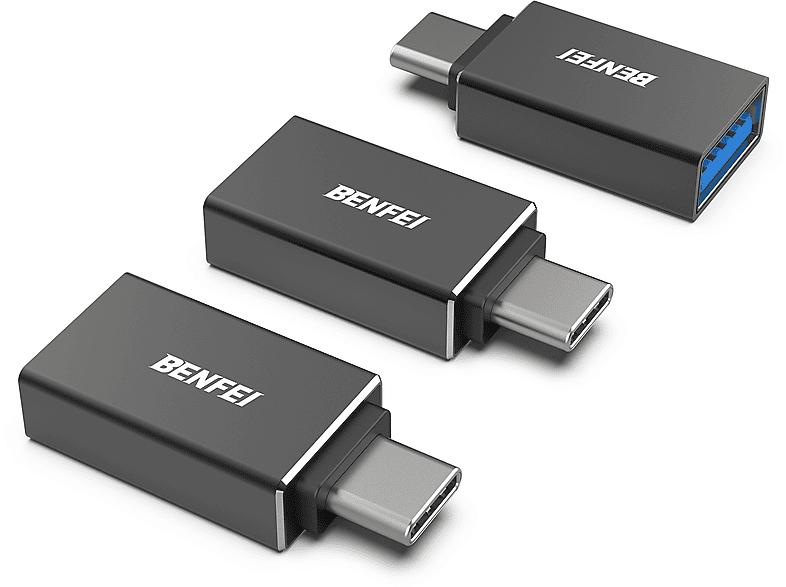 BENFEI USB C auf USB 3.0 Adapter Kabel｜ Adapter, Schwarz | MediaMarkt