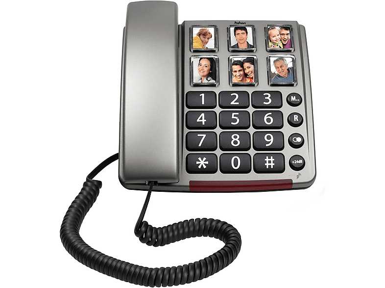 PROFOON TX-560 - Bürotelefon mit großen Fototasten - Tischtelefon ...