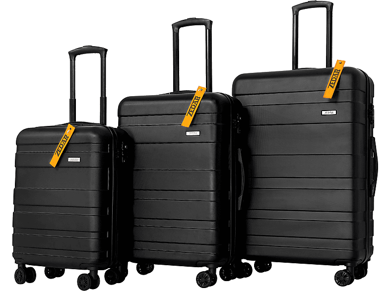 ZEDAR onyx Black Kofferset | MediaMarkt