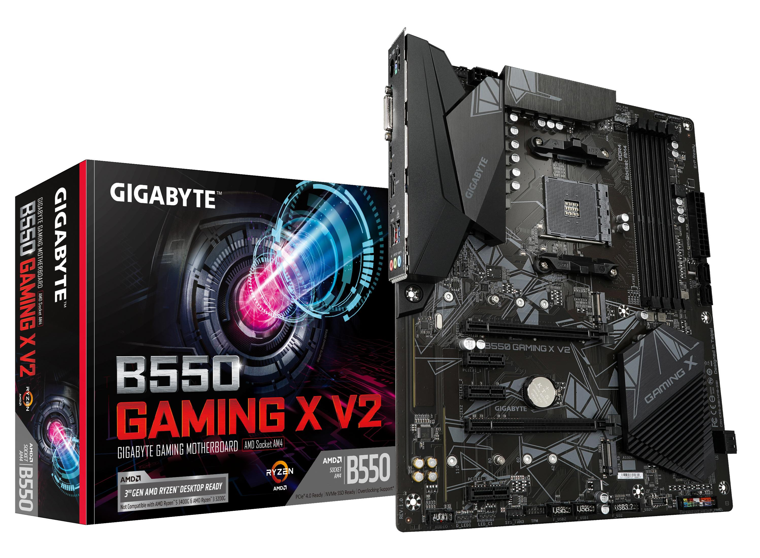 SCHEDA MADRE GIGABYTE GAB55GMX2-00-G B550 GAMING X V2 | MediaWorld.it