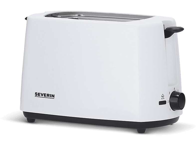 SEVERIN AT 2286 Toaster schwarz, weiß (700 Watt, Schlitze: 2) | MediaMarkt