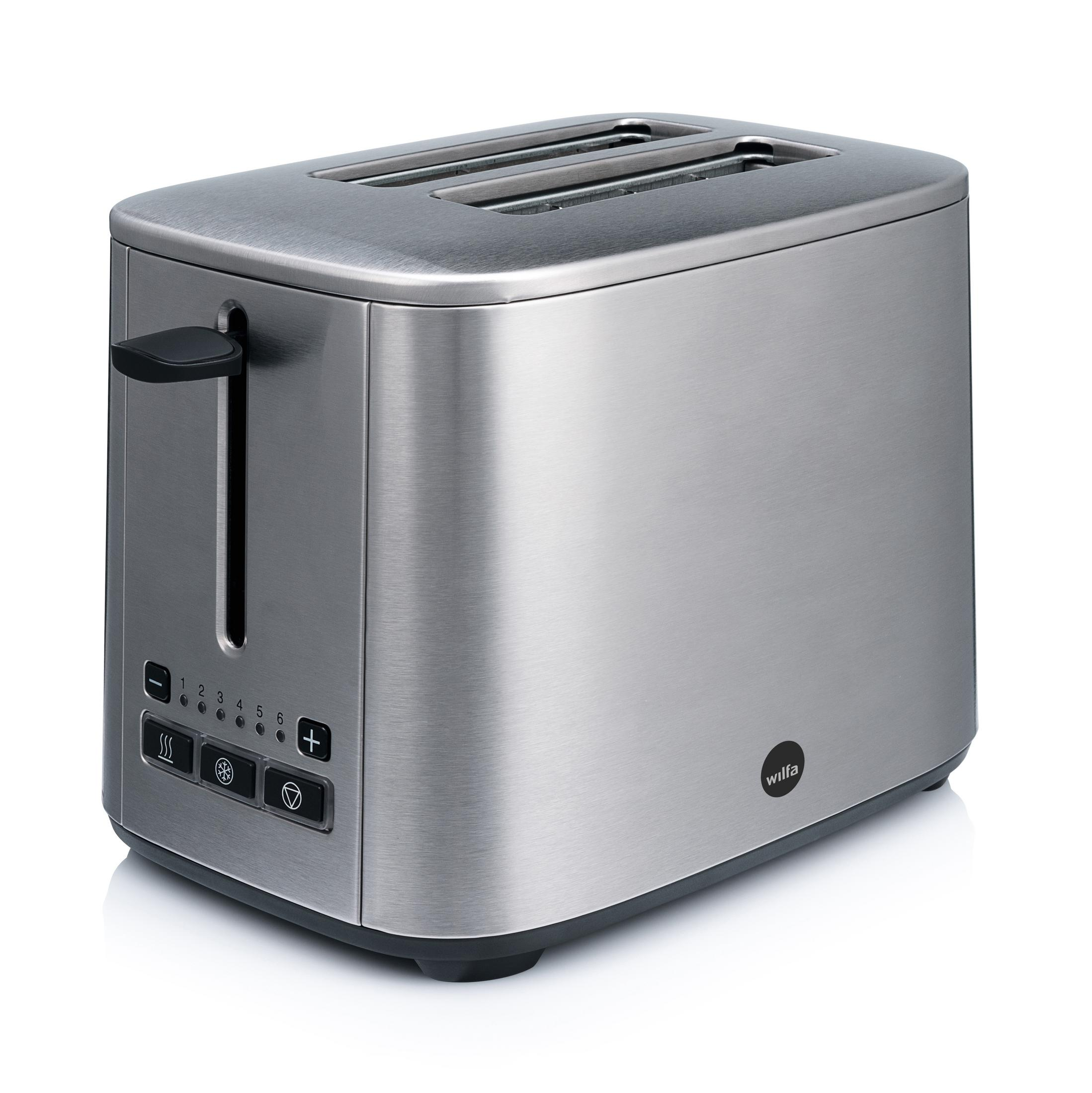 WILFA 602748 CLASSIC SILBER Toaster Silber (1000 Watt, Schlitze: 2 ...
