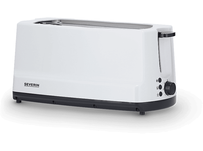 SEVERIN AT 2234 Toaster grau, weiß (1400 Watt, Schlitze: 2) | MediaMarkt