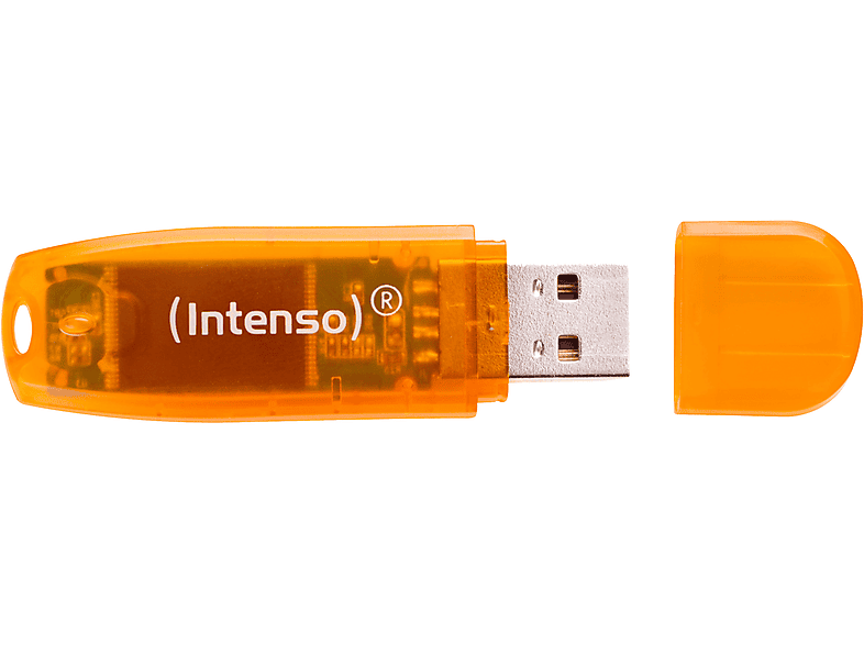 INTENSO 3502490 64GB RAINBOW ORANGE USB-Stick (Orange, 64 GB) | MediaMarkt