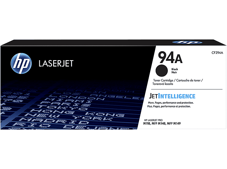 HP CF294A HP94A BLACK ORIGINAL LASER JET TONE Toner Schwarz (CF294A ...