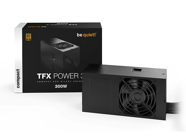 Fuente de alimentación PC | TFX POWER 3 300W Gold BE QUIET!, Negro ...