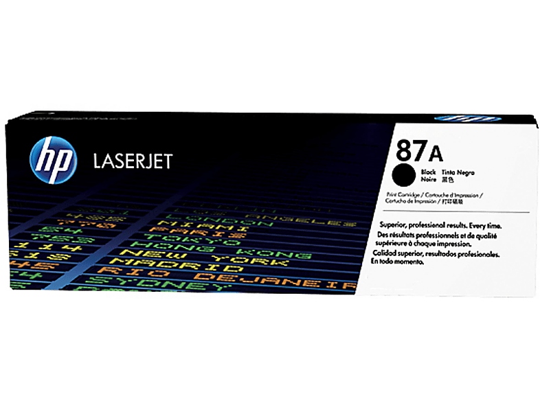 HP 87A Black Original LaserJet Toner Zwart | MediaMarkt