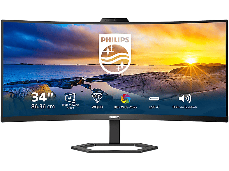 PHILIPS 34E1C5600HE/00 | 34 inch - 3440 x 1440 (WQHD) - VA (Vertical ...