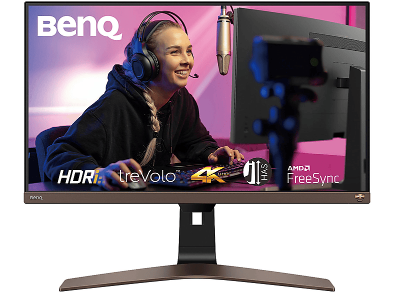 BENQ EW2880U-28"/OFF/UHD 4K/60 HZ/ERGO 28 Zoll UHD 4K Monitor (5 ms ...