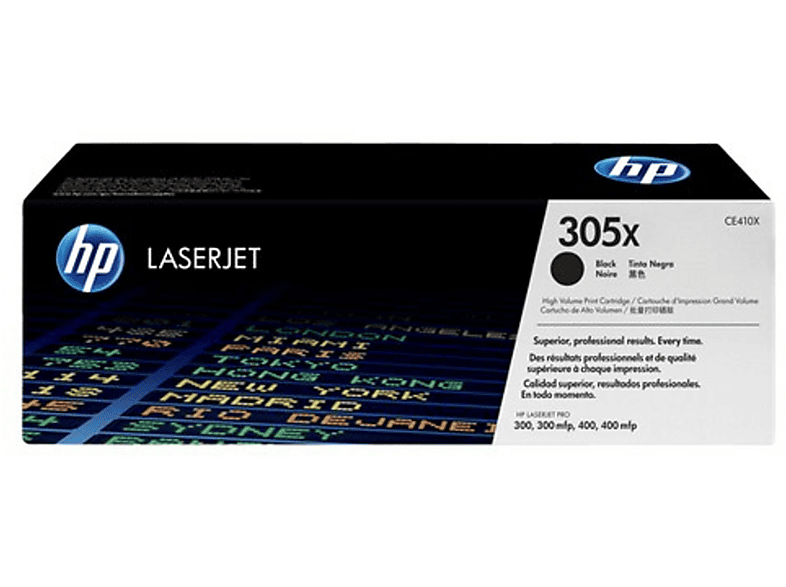 HP 305X originele high-capacity zwarte LaserJet tonercartridge Zwart ...