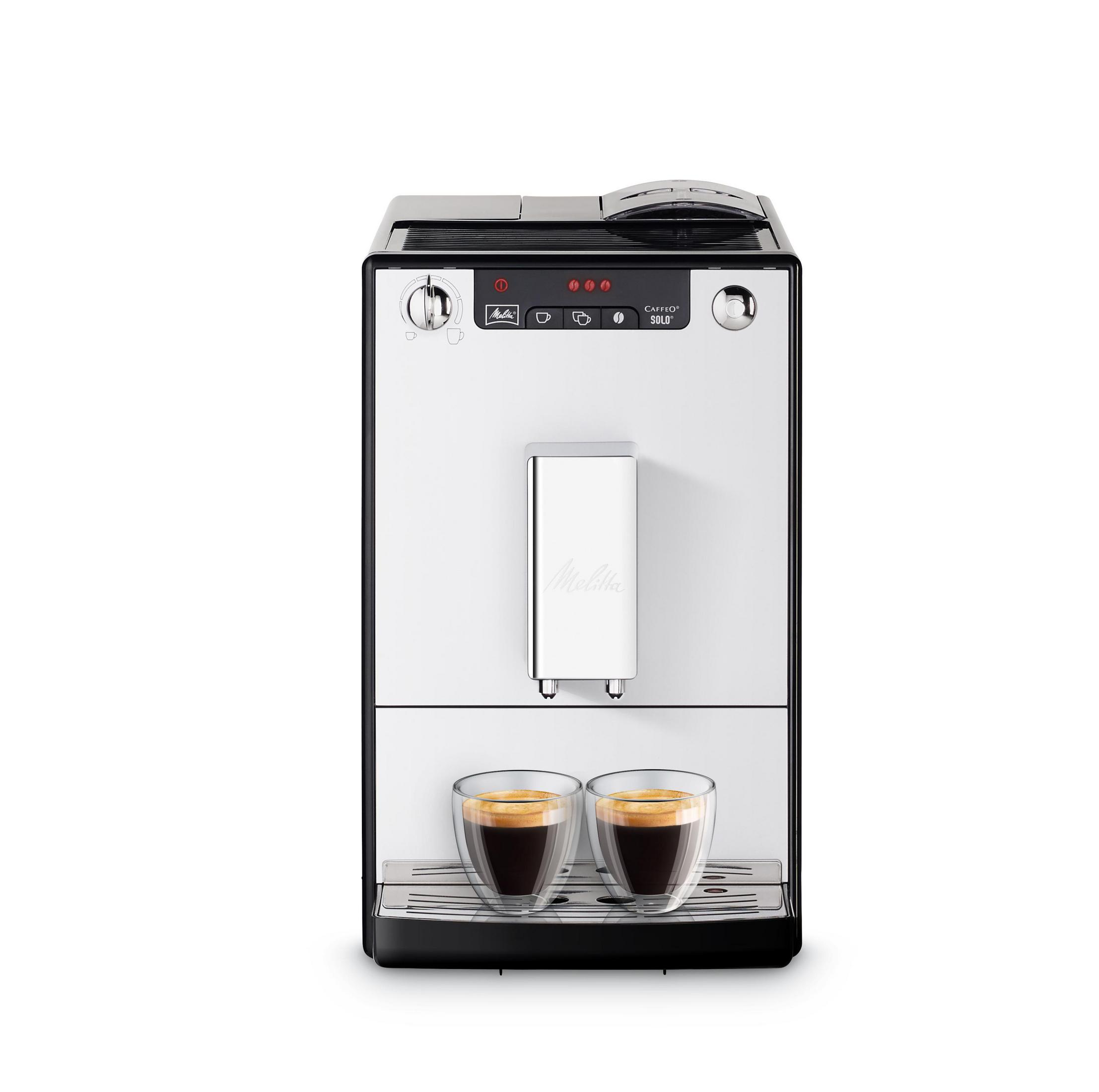 MELITTA Solo E950-203 Kaffeevollautomat Silberfarbig/Schwarz | MediaMarkt