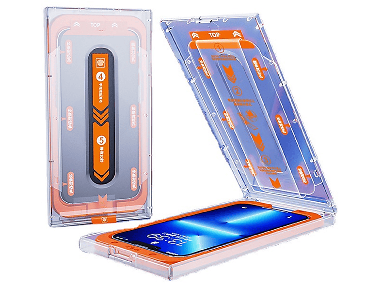 PROTECTORKING 2x 9H Panzerglas 3D KLAR Staubdicht Displayschutz (für ...