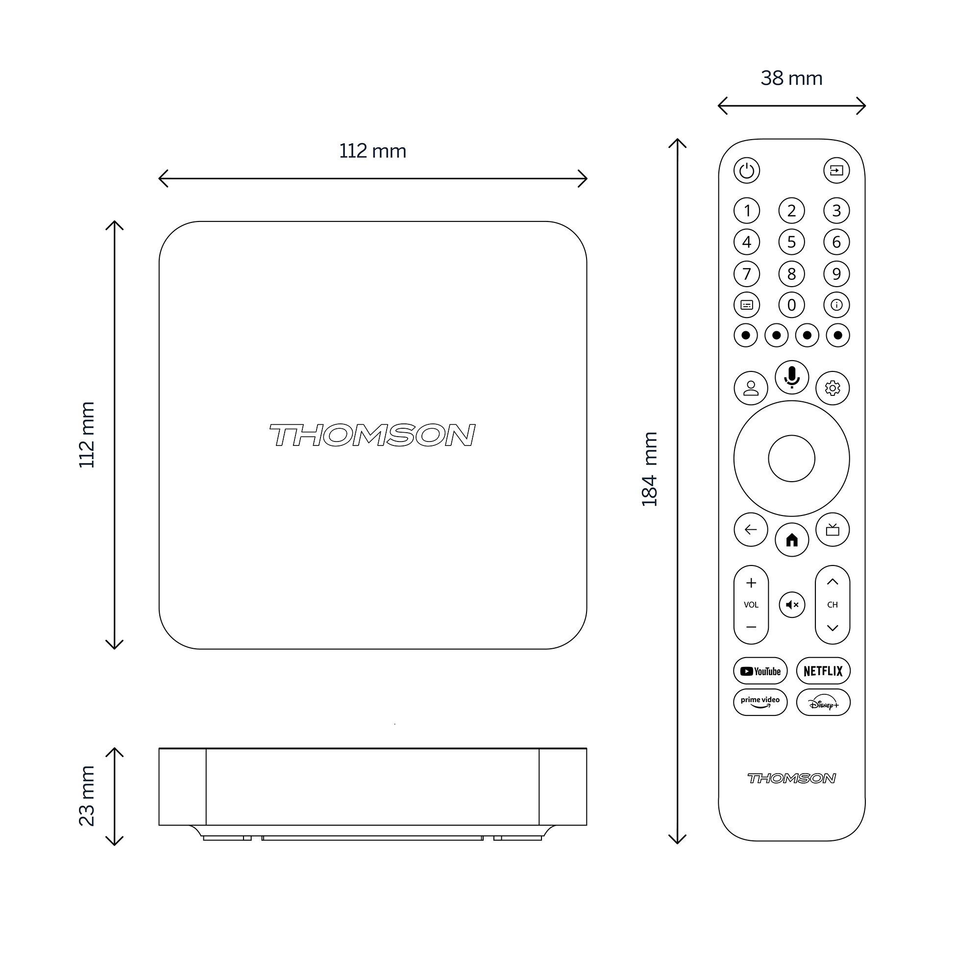 THOMSON Streaming Box 240G 2GB | 4K UHD Mediaspeler | MediaMarkt