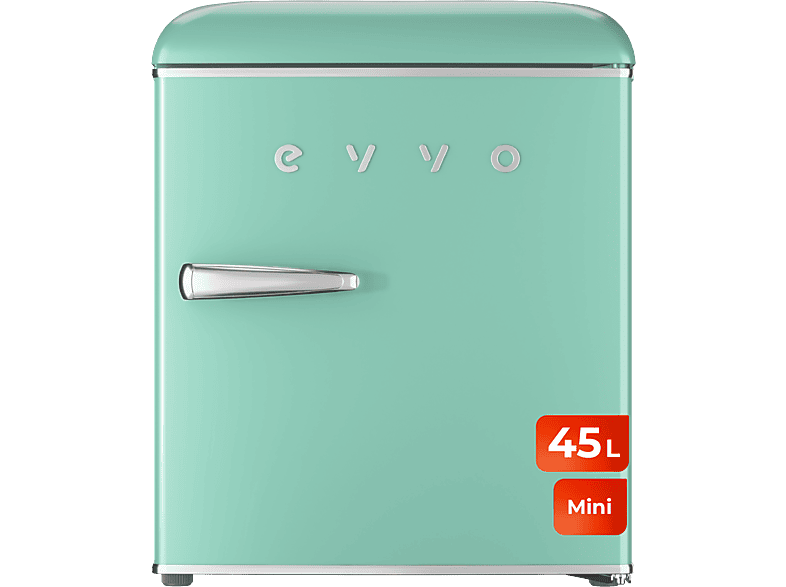 Nevera pequeña | EVVO F20G, Altura 55 cm, Verde Pastel | MediaMarkt