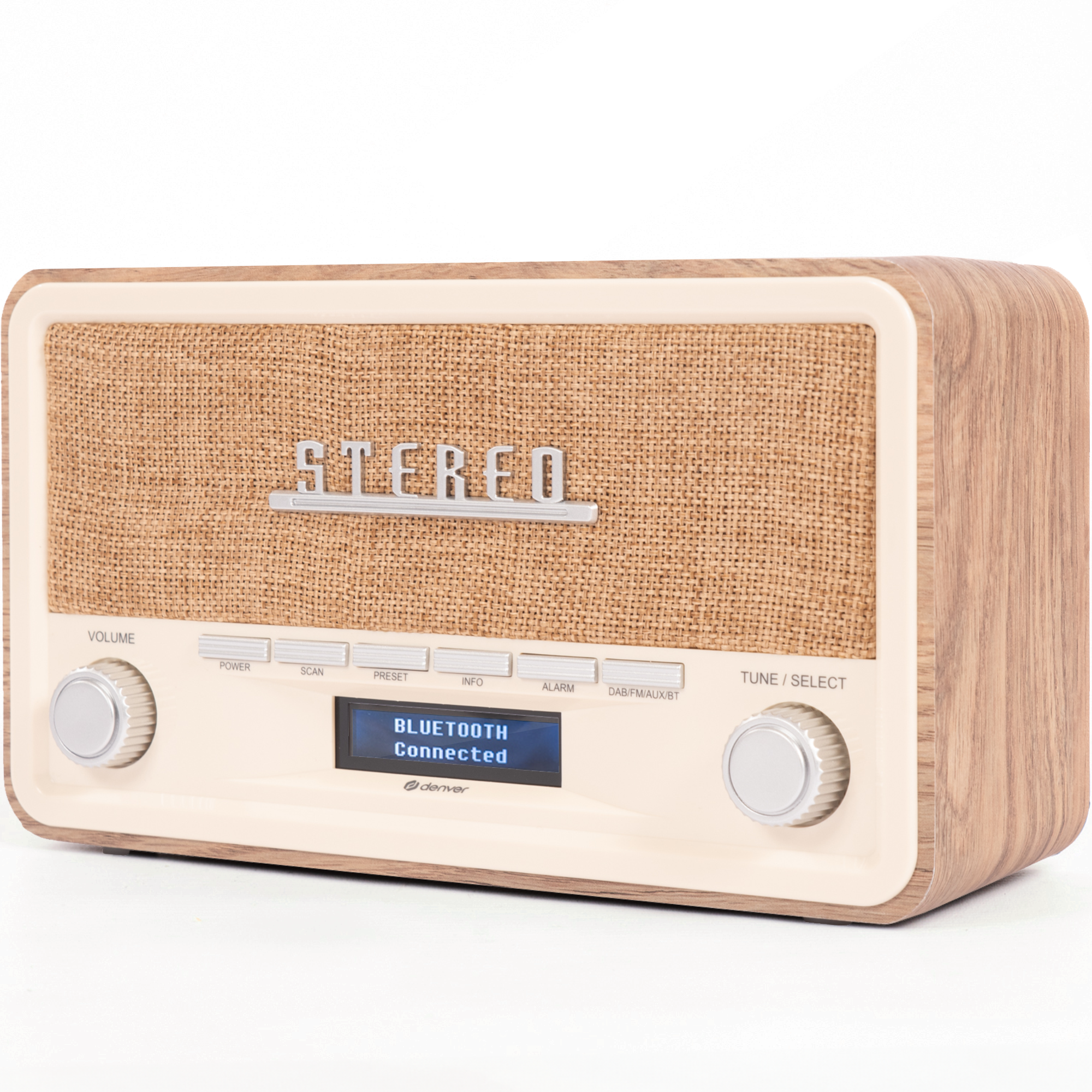 DENVER DAB18 DAB Radio Wit | MediaMarkt