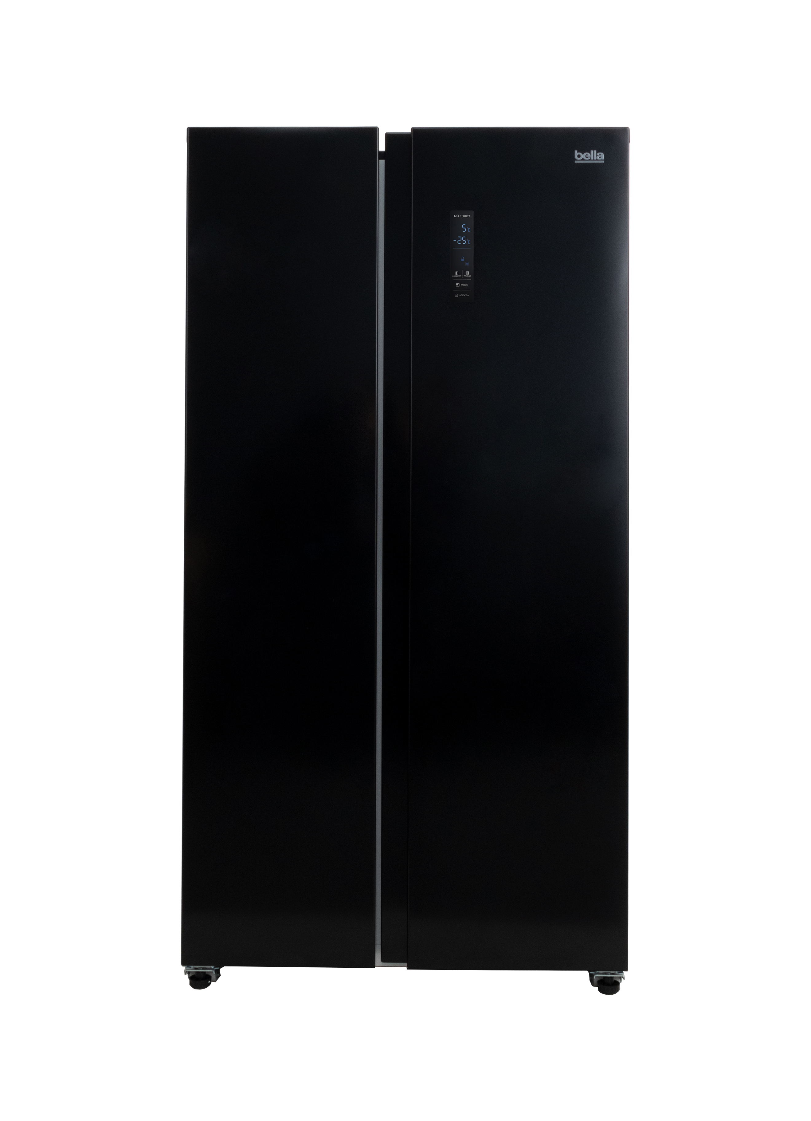 BELLA BSBS-445.1BE | No Frost - Side-by-Side - Vrijstaand - Breedte 90 cm - Hoogte 177 cm - 291 ...