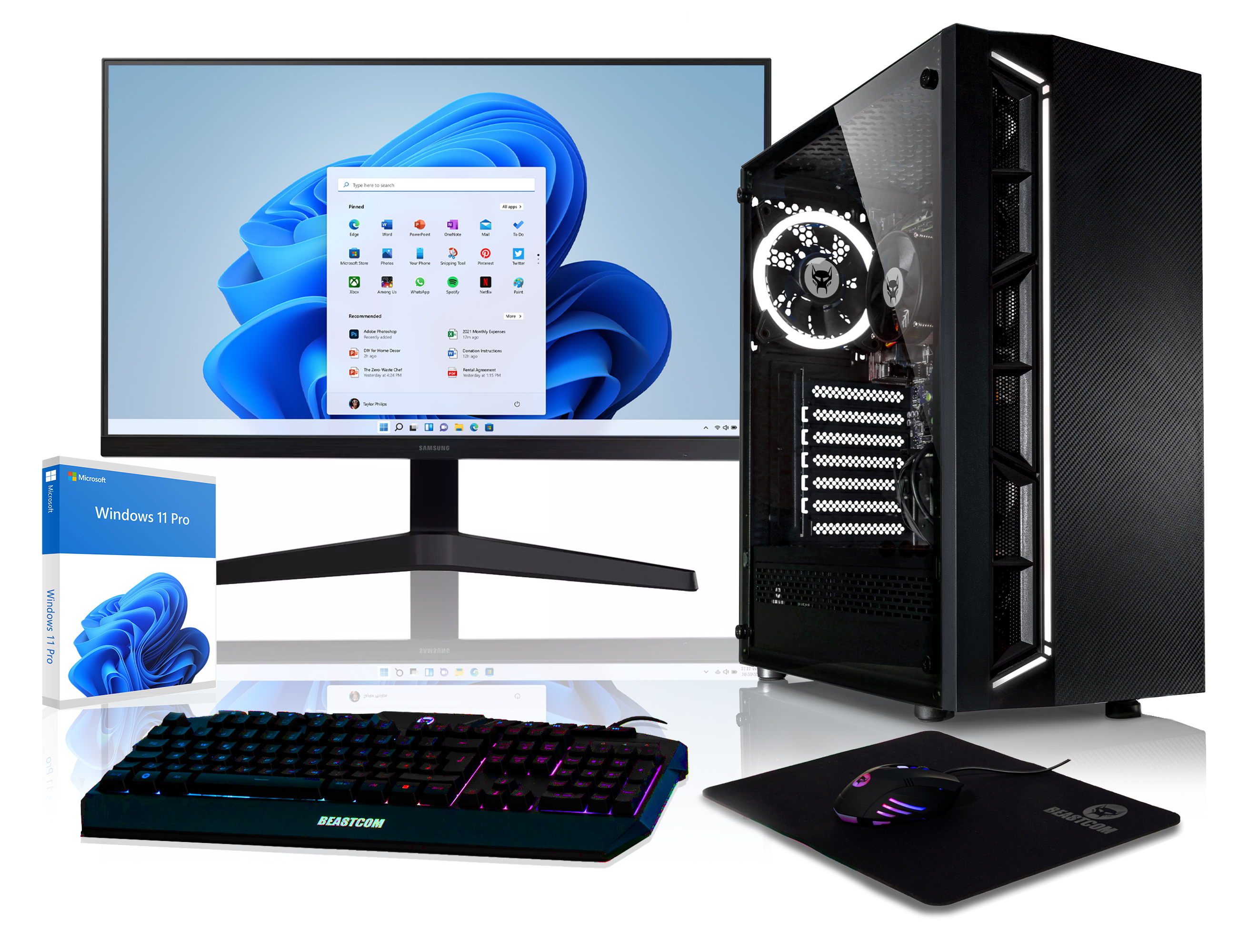 BEASTCOM Q1 | Home 'n Office, Windows 11 Pro (64 Bit), PC ...