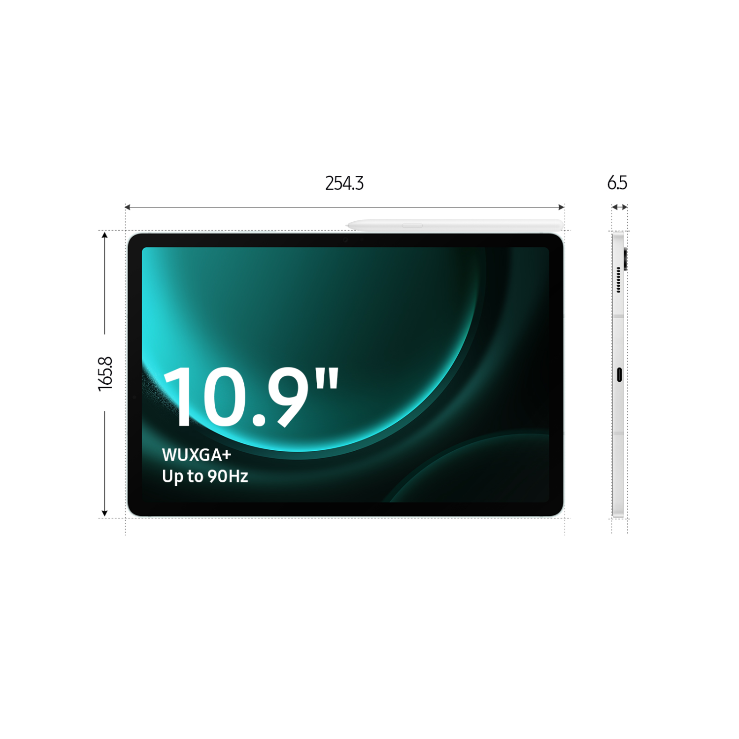 SAMSUNG GALAXY TAB S9FE WIFI 10,9 6GB 128GB MINT GREEN, Tablet, 128 GB ...