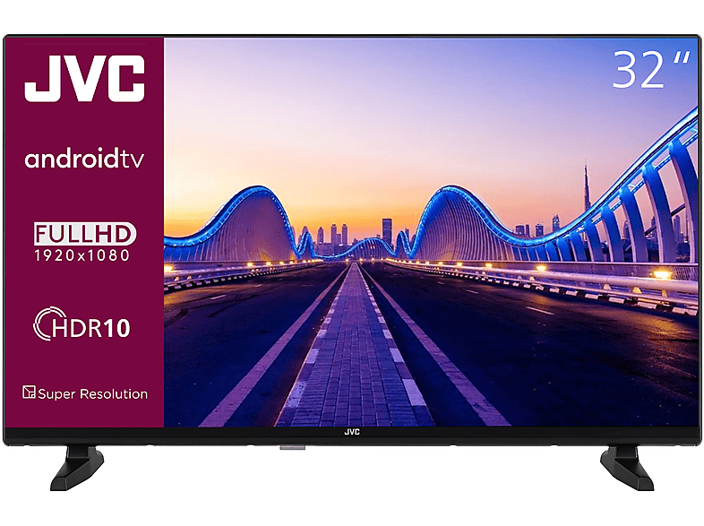 JVC LT-32VAF3355 LED TV (Flat, 32 Zoll / 80 cm, Full-HD, SMART TV ...