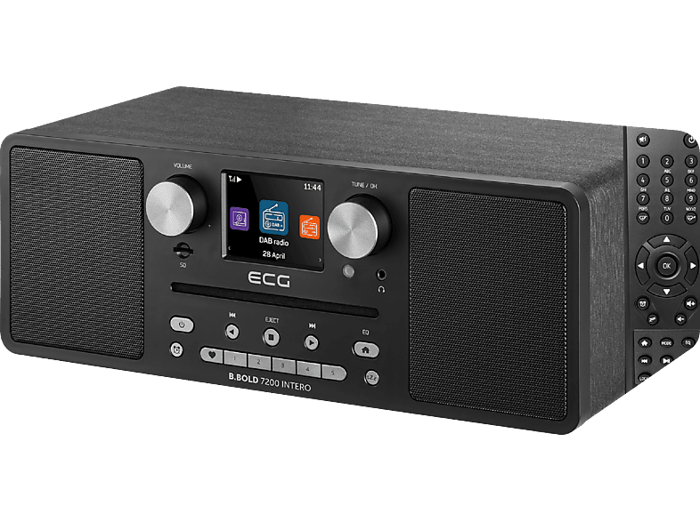 ECG B.BOLD 7200 Intero Schwarz, DAB + , CD, Internetradio mit CD ...