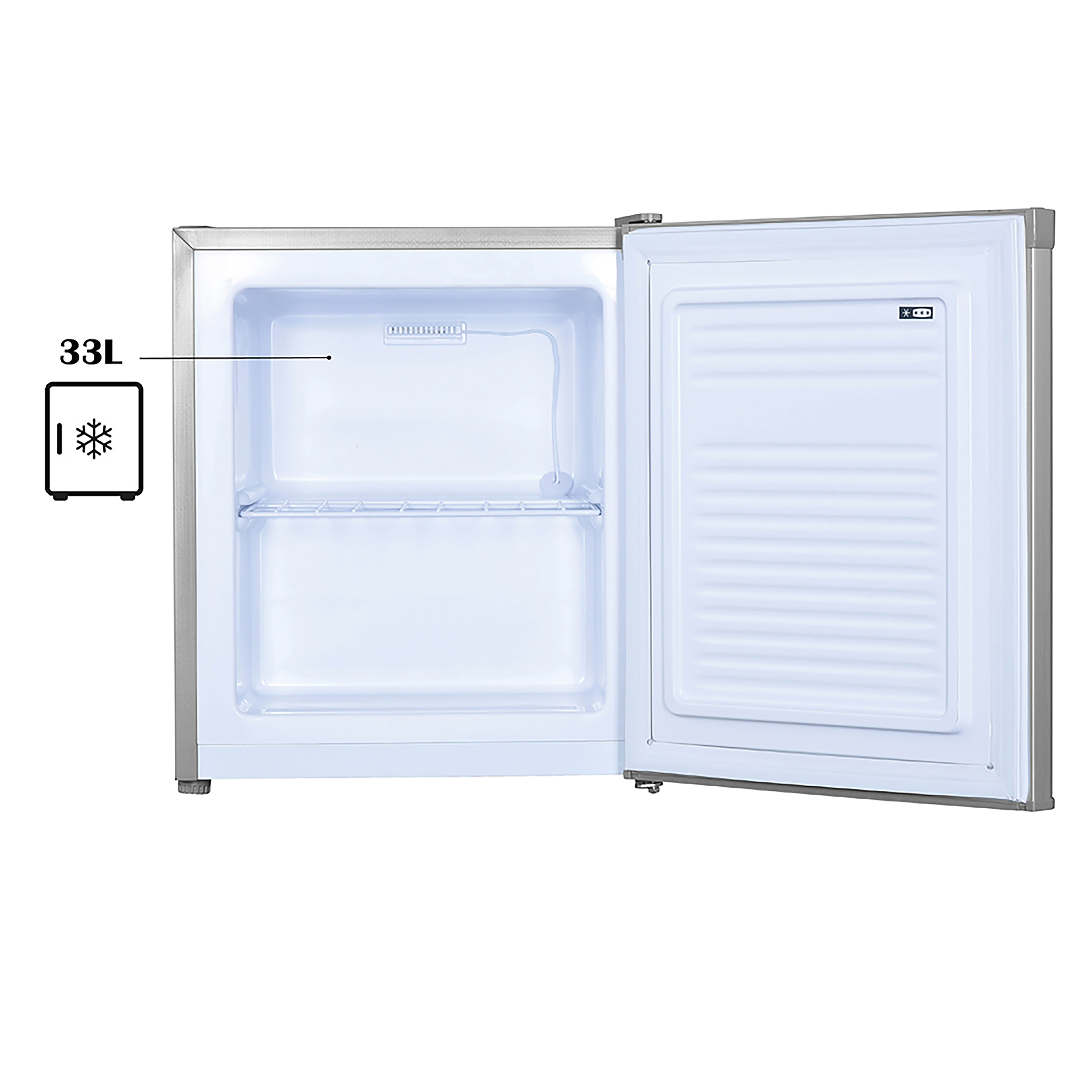 PRIMO PR147DV Niet inbouwbaar Mini-Vriezer | Breedte 44 cm - Hoogte 51 ...