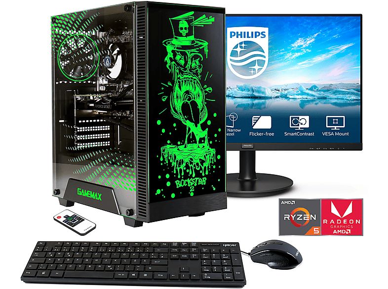 HYRICAN Rockstar SET02161 6735 + 271V8LA/00, Multimedia-PC ...