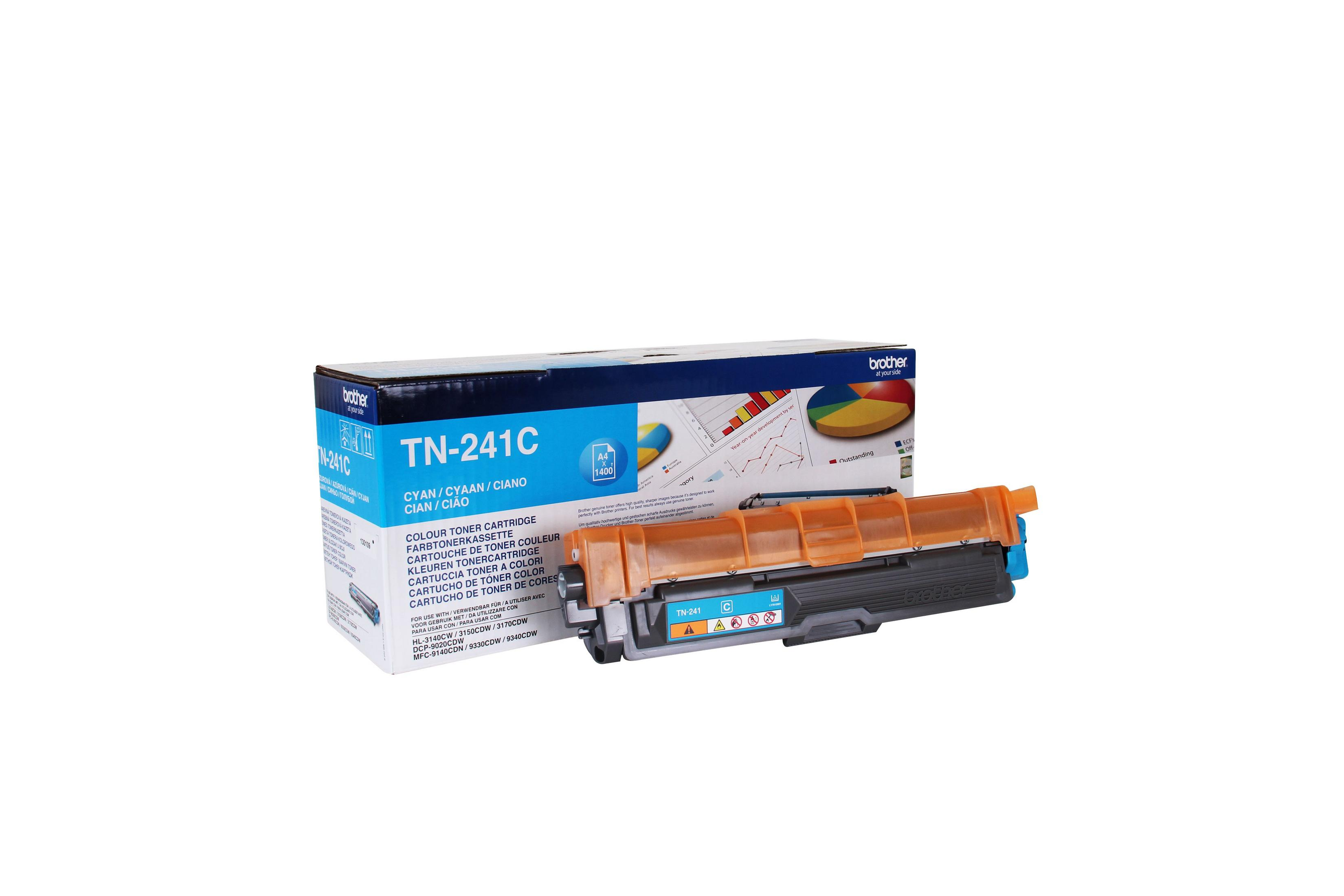 BROTHER Toner TN-241C cartuccia toner 1 pz Originale Ciano | MediaWorld.it